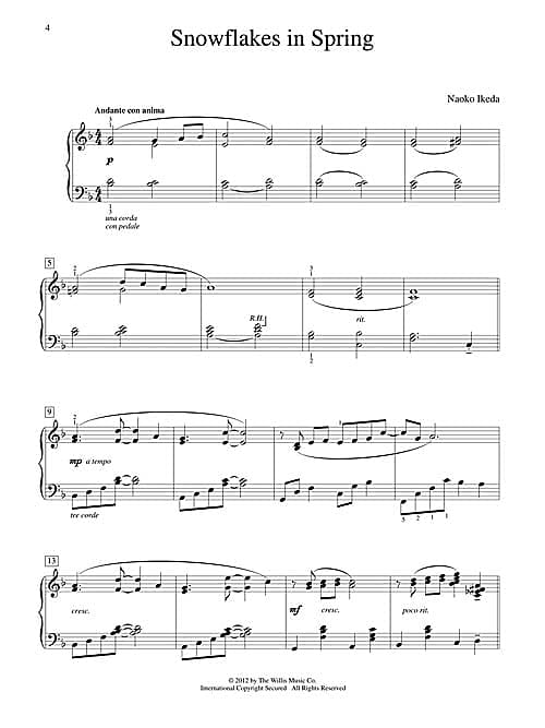 Snowflakes In Spring Willis Music | Reverb