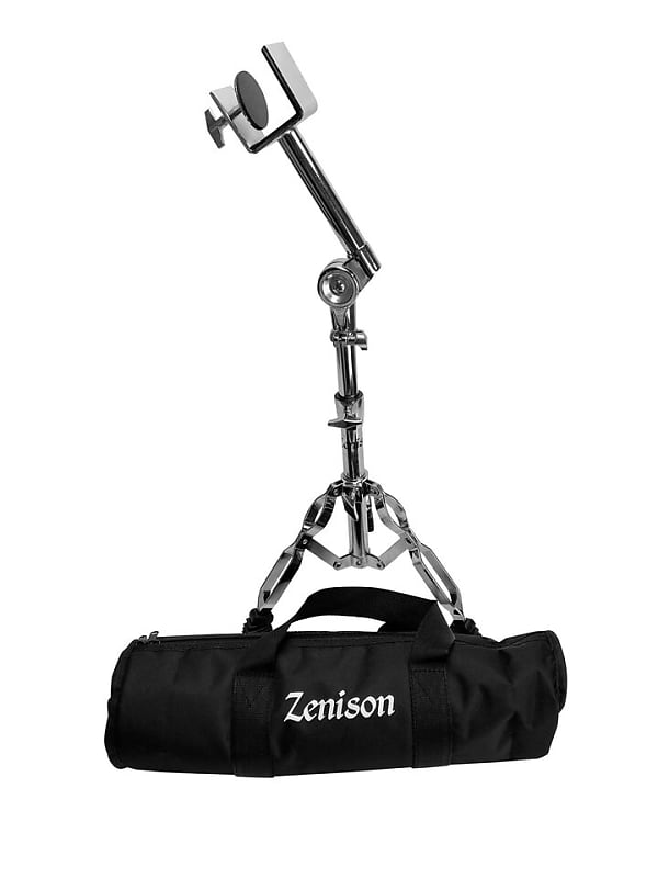 Zenison Double Braced Bongo Stand Gig Bag Height Adjustable | Reverb