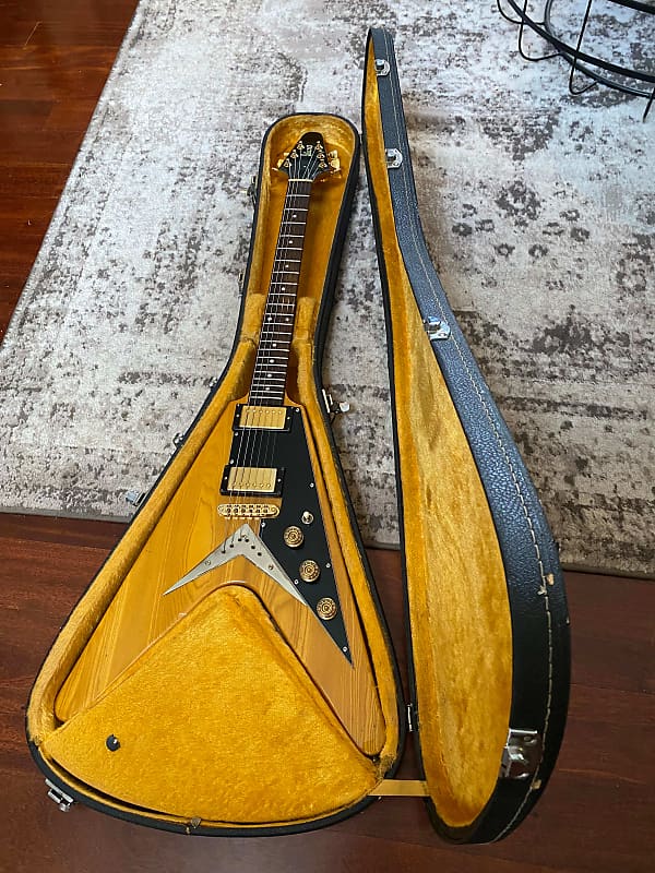 Ibanez Flying V 1975 Natural | Reverb
