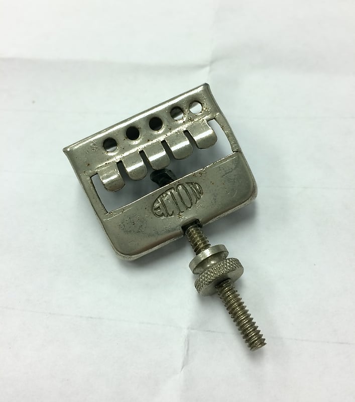 Elton Banjo Tailpiece 5-String 1950's Vintage Nickel | Reverb