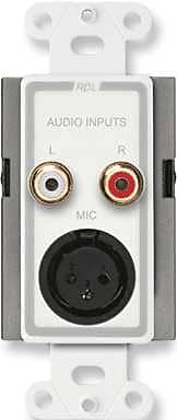 RDL D-J3 Mic/Line Input Assembly, XLR, RCA, Terminal Block | Reverb