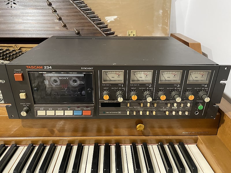 TASCAM 234 Syncaset 4-Track Tape Recorder (Fully Serviced) | Reverb