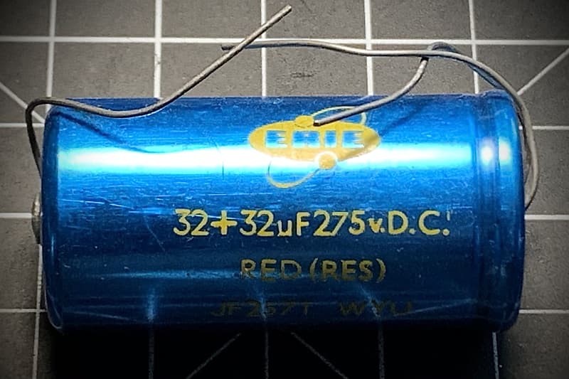 Erie 32uf + 32uf 275v capacitor | Reverb