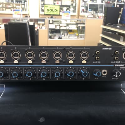 Shure SCM810 8-Channel Microphone Mixer with RKC 800 XLR | Reverb