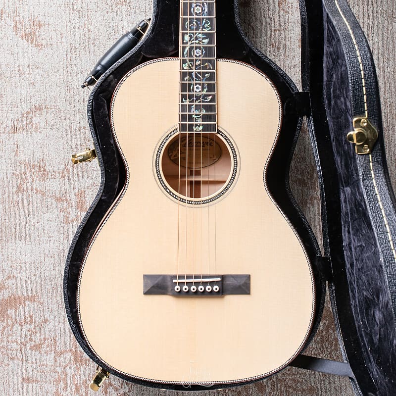 Larrivée OO-60 Flamed Maple Custom /w Alpine Moonspruce top | Reverb