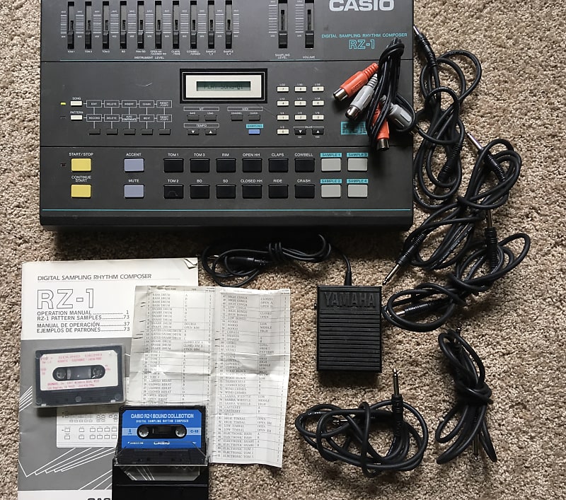Casio RZ-1 Drum Machine & DZ-1 MIDI Drum Trigger | Reverb