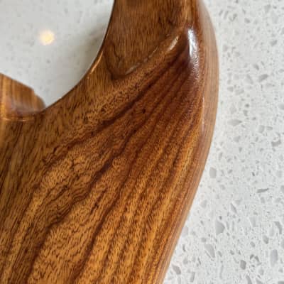 Warmoth Stratocaster body - Roasted Swamp Ash lacquer finish | Reverb