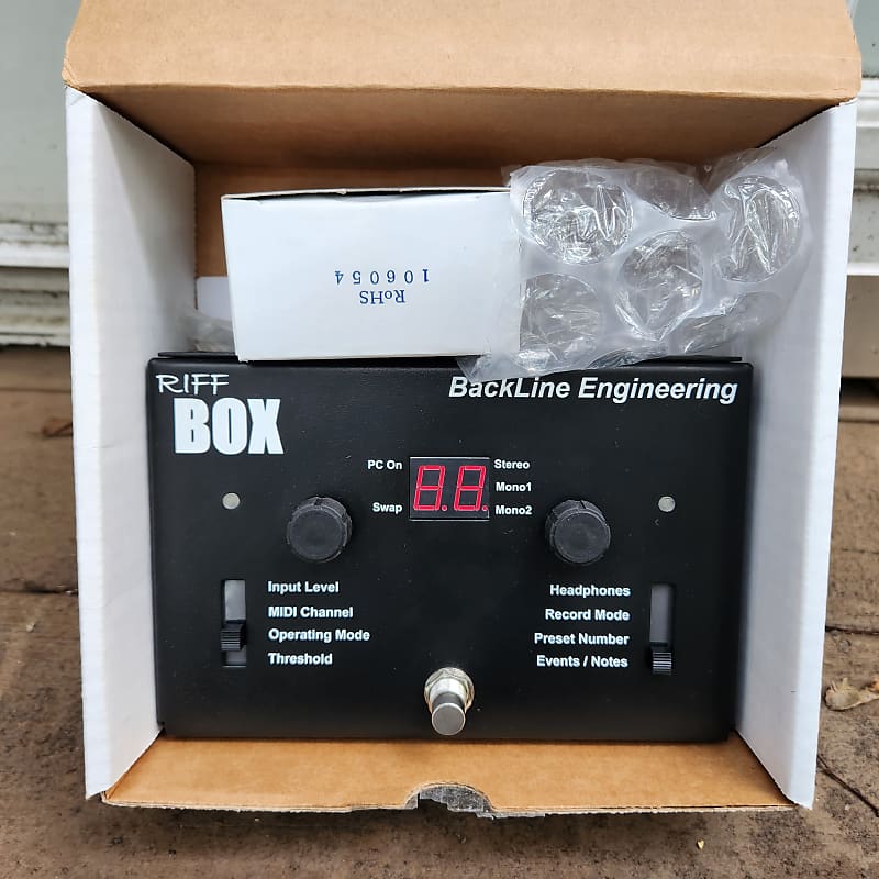 Backline Engineering RiffBox - Black w/box, Never used, like | Reverb