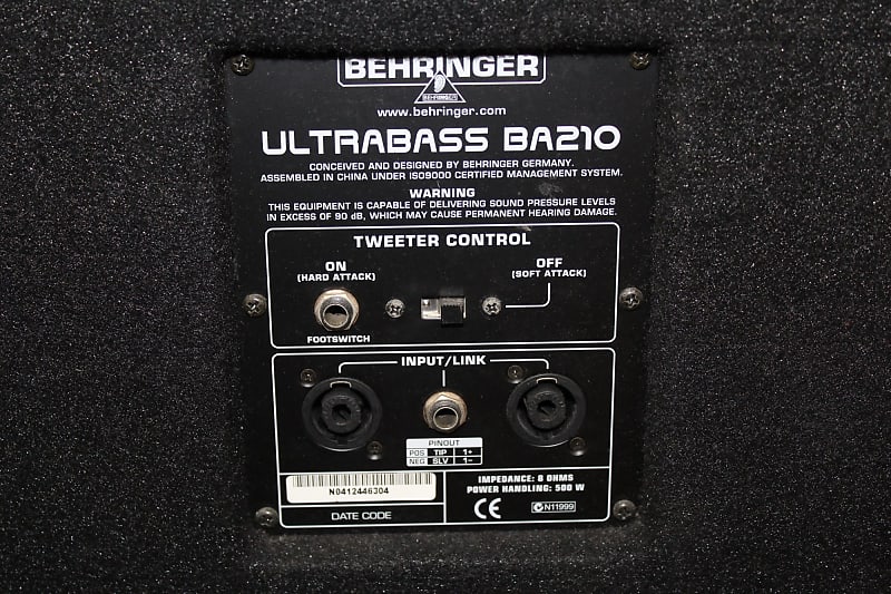 Behringer Ultrabass Ba 210 Bass Cabinet | Cabinets Matttroy