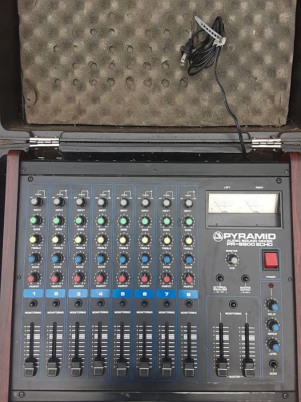 Pyramid Echo 8800 Mixer - with Built In Analog Delay and Hard | Reverb