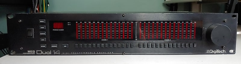 DigiTech MEQ Dual 14 Midi Programmable Equalizer | Reverb