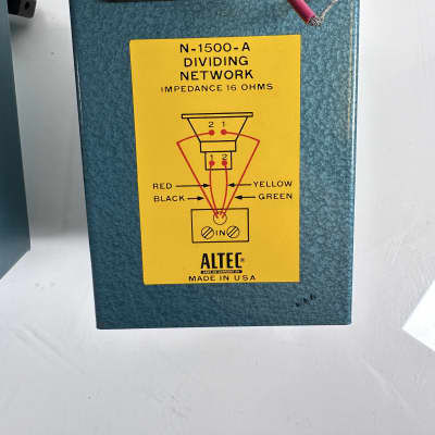 Altec Lansing Super Duplex 604E Speaker and N-1500-A | Reverb UK