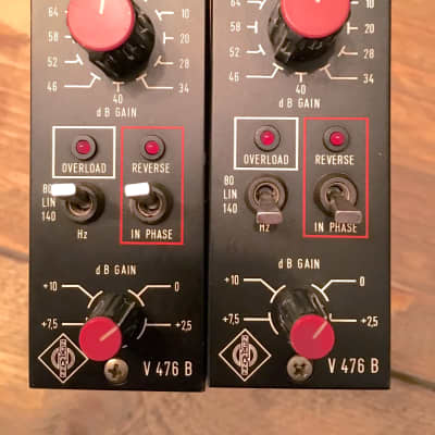 Neumann Pair of V476B Microphone Pre-Amplifier 70's | Reverb