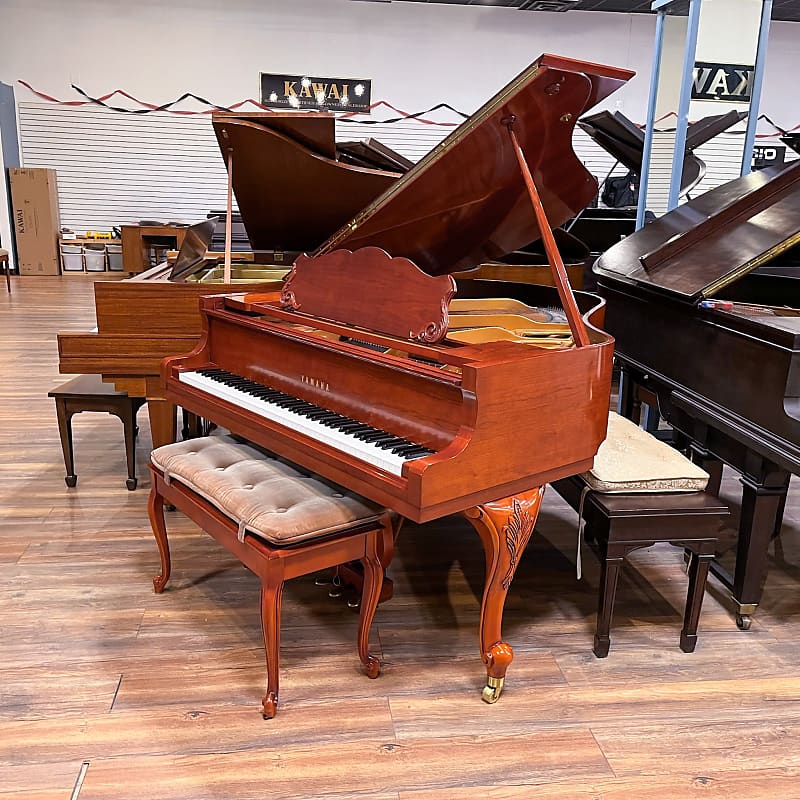 Yamaha GH1FP 5'3" Satin Cherry Grand Piano c2002 #T263912 | Reverb