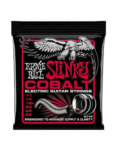 Ernie Ball 2716 Burly Slinky Cobalt Guitar 11-52 | Reverb