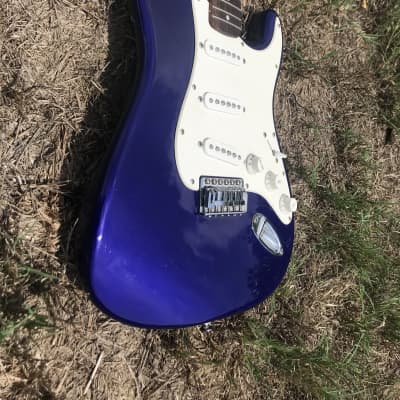 Squier Affinity Series Stratocaster purple by Fender Strat | Reverb