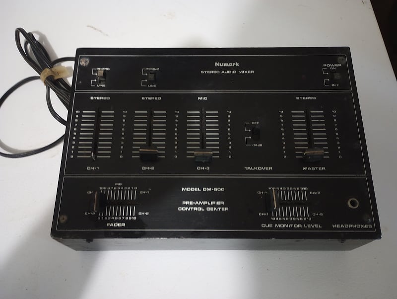 Numark Model DM-500 Pre-Amplifier Control Center - Black | Reverb