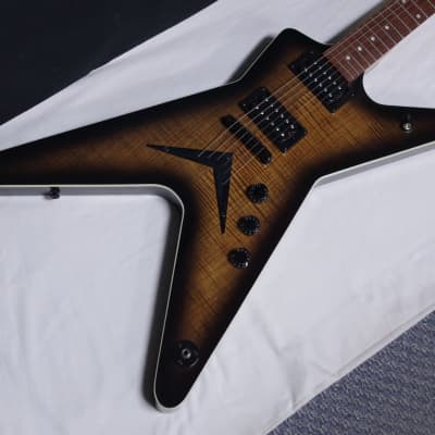 DEAN MLX FM electric GUITAR new ML Flame Maple Charcoal Burst | Reverb