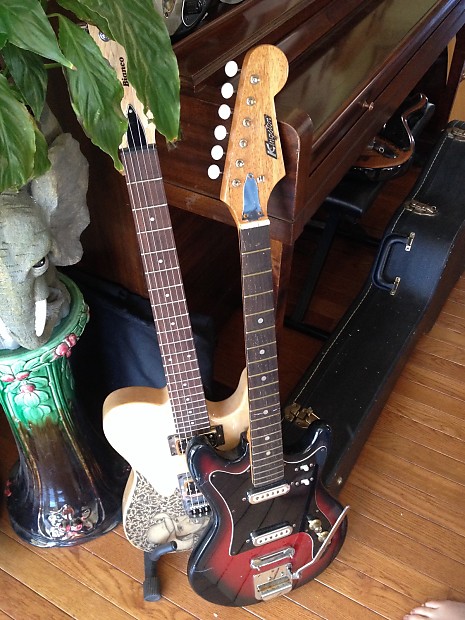 Kingston electric guitar Double cut with mahogany neck | Reverb