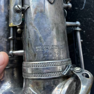 vintage Silver Plate Selmer Paris Balanced Action alto | Reverb