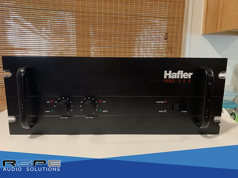 Hafler P500 Professional Power Amplifier | Reverb