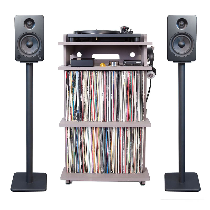Line Phono: Turntable Stand / 32" Kanto Speaker Stands / | Reverb