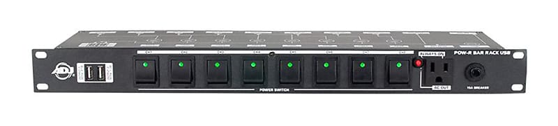ADJ POW-R BAR RACK USB Rackmount AC Power Center | Reverb