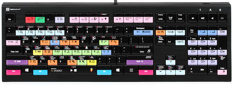 LogicKeyboard ASTRA2 Backlit Keyboard for Image Line FL | Reverb