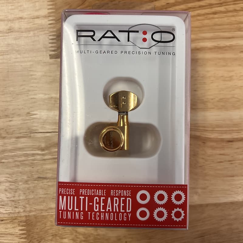 Graph Tech Ratio Electric locking Tuners 4X2 Gold | Reverb