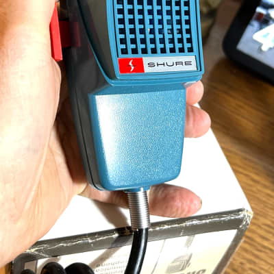 Vintage 1970's SHURE 401B push-to-talk microphone, new old | Reverb
