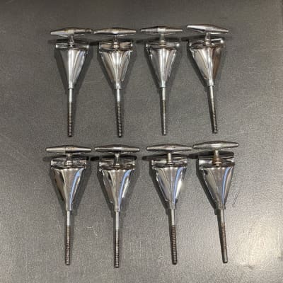 (8) 60's Slingerland Bass Drum T-Rod & Claws Torpedo Tension | Reverb