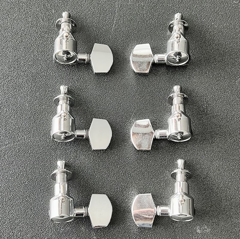 Grover Rotomatic Tuners - Chrome 3x3 Set from 2021 Gibson | Reverb