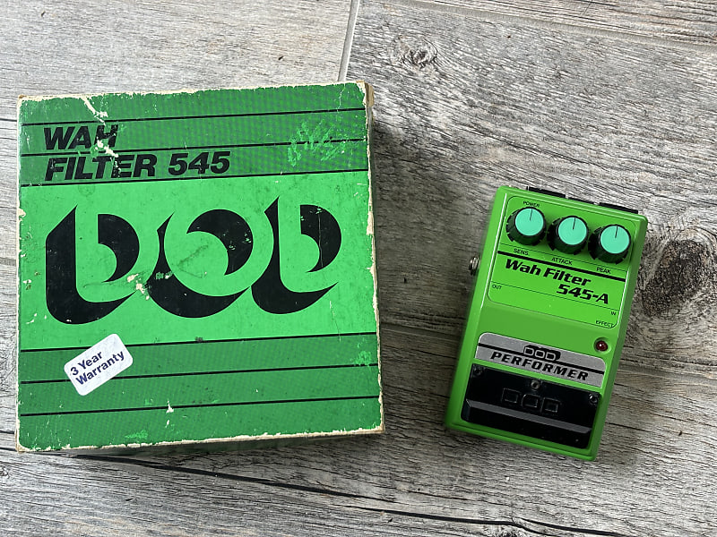 1980's DOD Performer Wah Filter 545-A Guitar Effects Pedal / | Reverb
