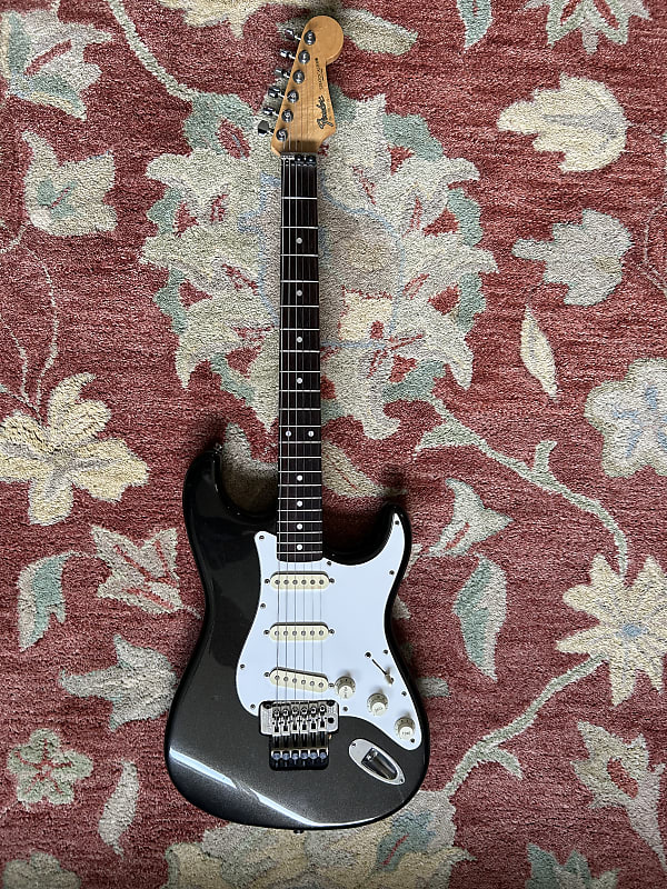 Fender Japanese Stratocaster With A Kahler 1988/1989 - Black | Reverb