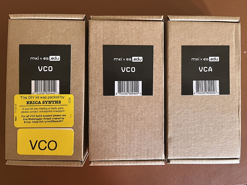 Erica Synths EDU DIY VCO/VCA 2022 Black | Reverb