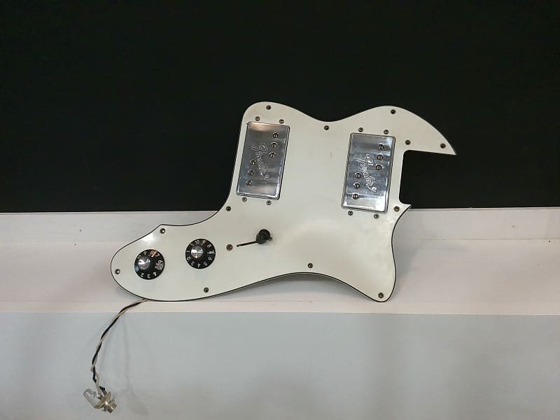 Fender '72 Thinline Deluxe Pickguard Aged White | Reverb