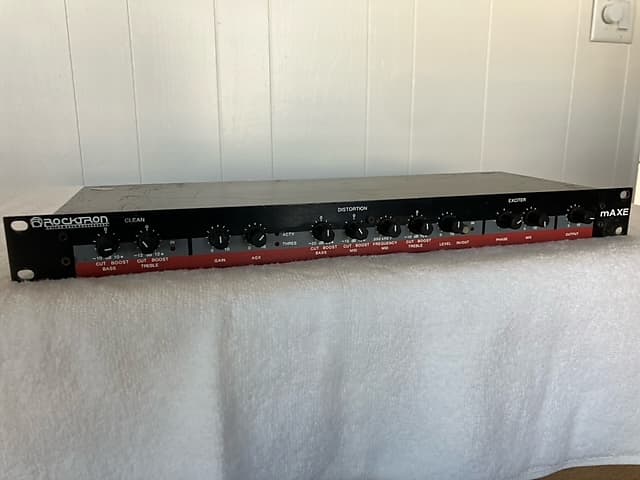 Rocktron Maxe Guitar Rack Processor Late 70s Black And Red Reverb