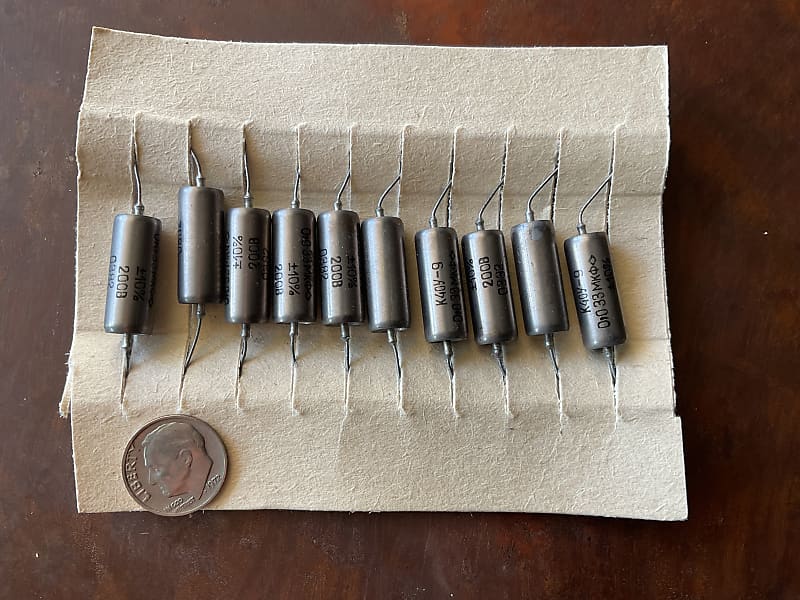 K40Y-9 .033uf @ 200v Russian Capacitors - Paper in Oil- Bulk | Reverb