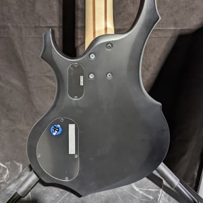 ESP LTD F-205 Black Satin 5-String Bass Guitar | Reverb