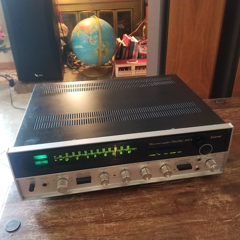 Sansui 5000A 1970 Black Metal | Reverb