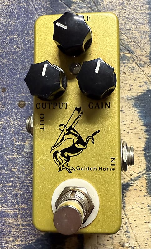 Moskey Audio Golden Horse Mini Klon Klone Overdrive OD Pedal | Reverb