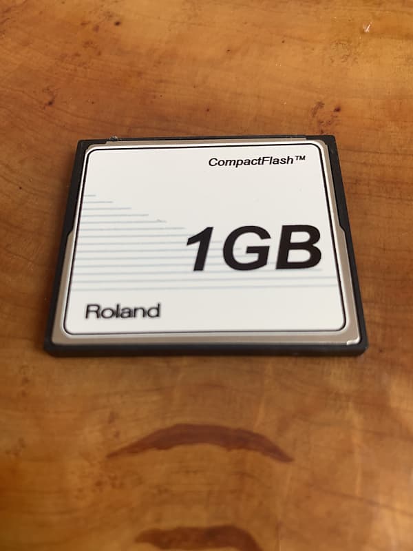Compact flash Roland 1gb original ultra rare | Reverb