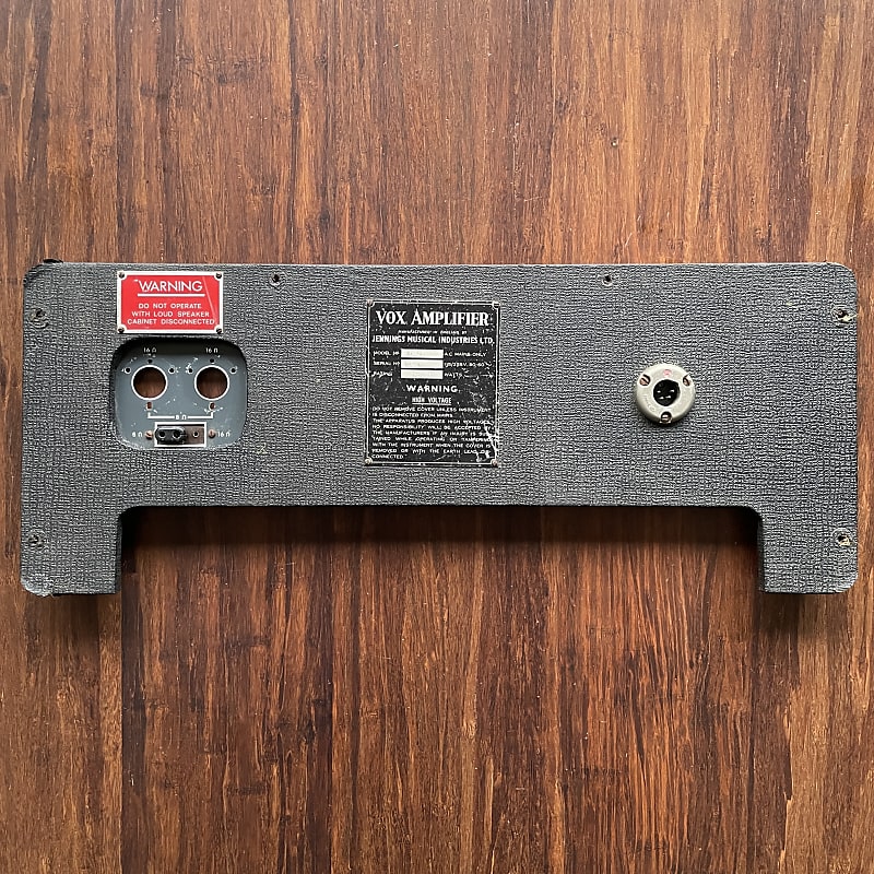 Vox AC50 Back Panel 1960's (JMI) | Reverb