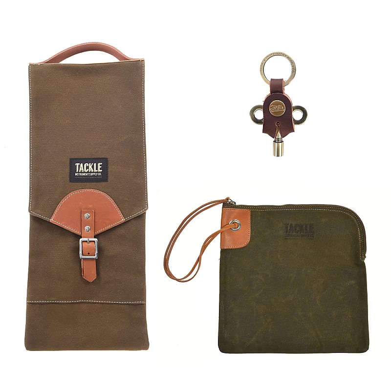 Tackle Compact Stick Bag, Zippered Accessory Bag Forest Green | Reverb