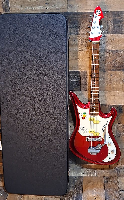 1999 Teisco Spectrum SP-62 Reissue *Candy Apple Red* W/ HSC | Reverb