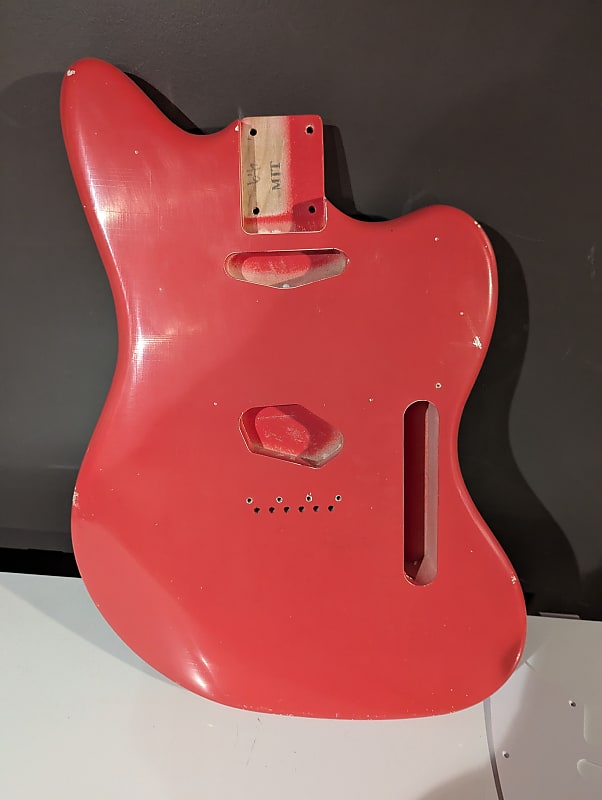 MJT Offset Tele Body 2024 - Fiesta red | Reverb