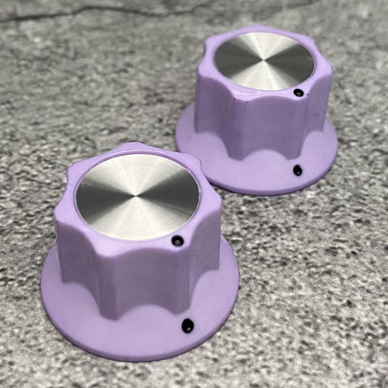 2x Light Purple Custom Color Large Univox Moog Synth Knobs | Reverb