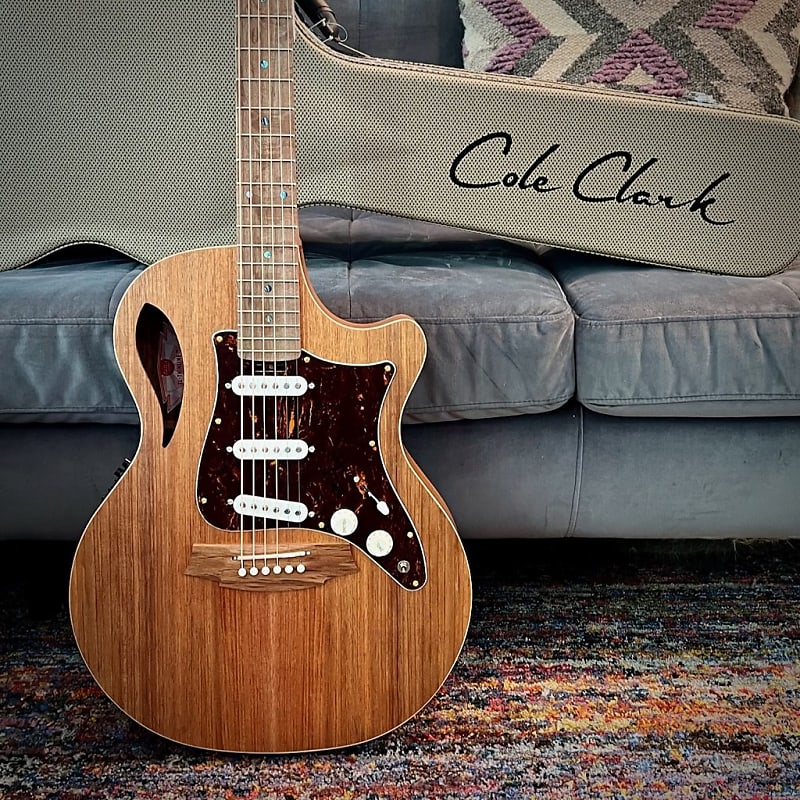 Cole Clark True Hybrid Thinline Acoustic-Electric Guitar, All | Reverb