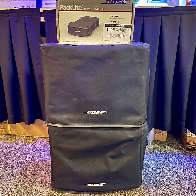 Bose B1 Pair with A1 Amp | Reverb