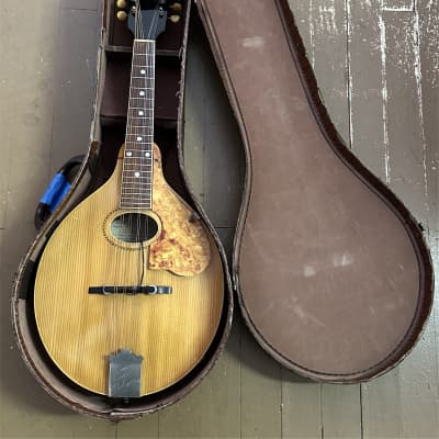 1913 The Gibson A-1 Mandolin Pumpkin Top Vintage Natural | Reverb